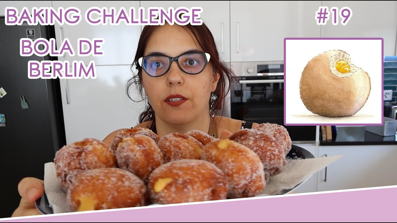 Baking the typical Portuguese pastry Bola de Berlim. Baking Challenge ...