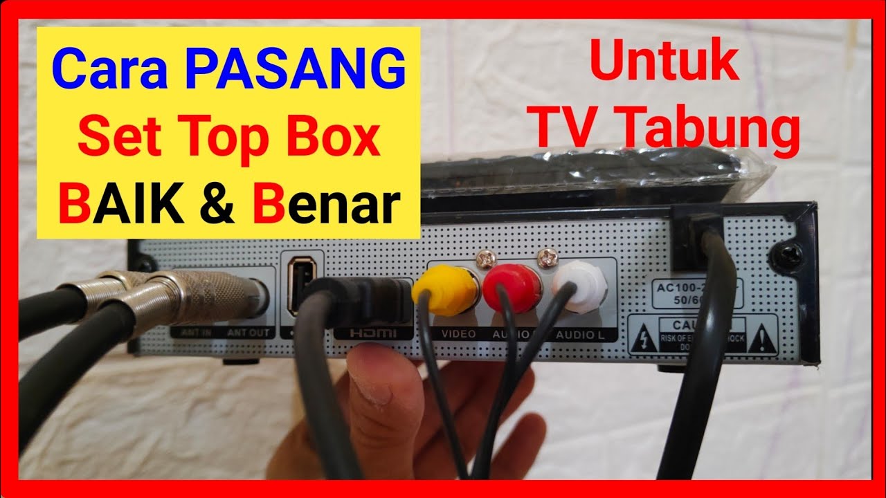 MUDAH, cara setting tv tabung biar bisa terima siaran tv digital. cara ...