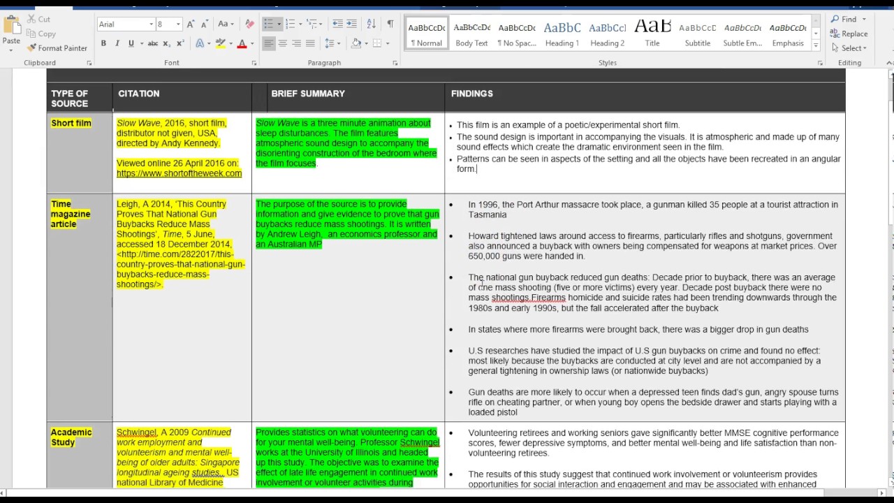 RECORDING YOUR FINDINGS - YouTube