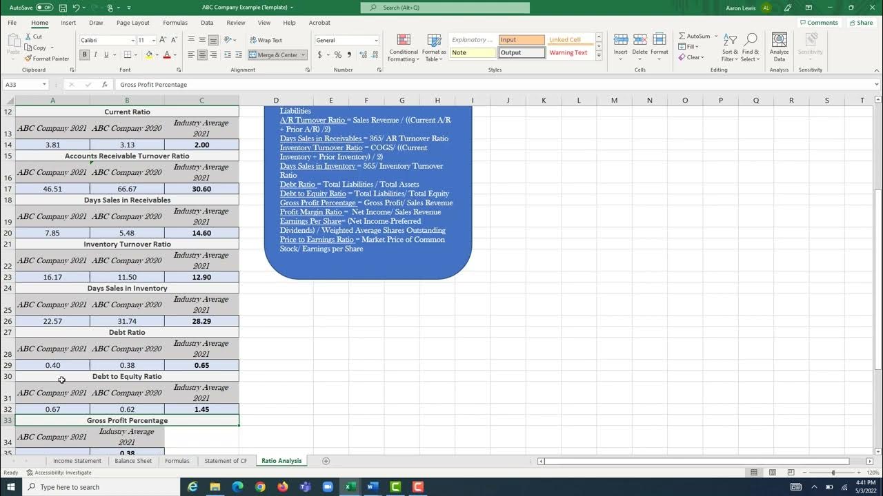 AC116 Comprehensive Assignment 5 Example Problem Part Four - YouTube