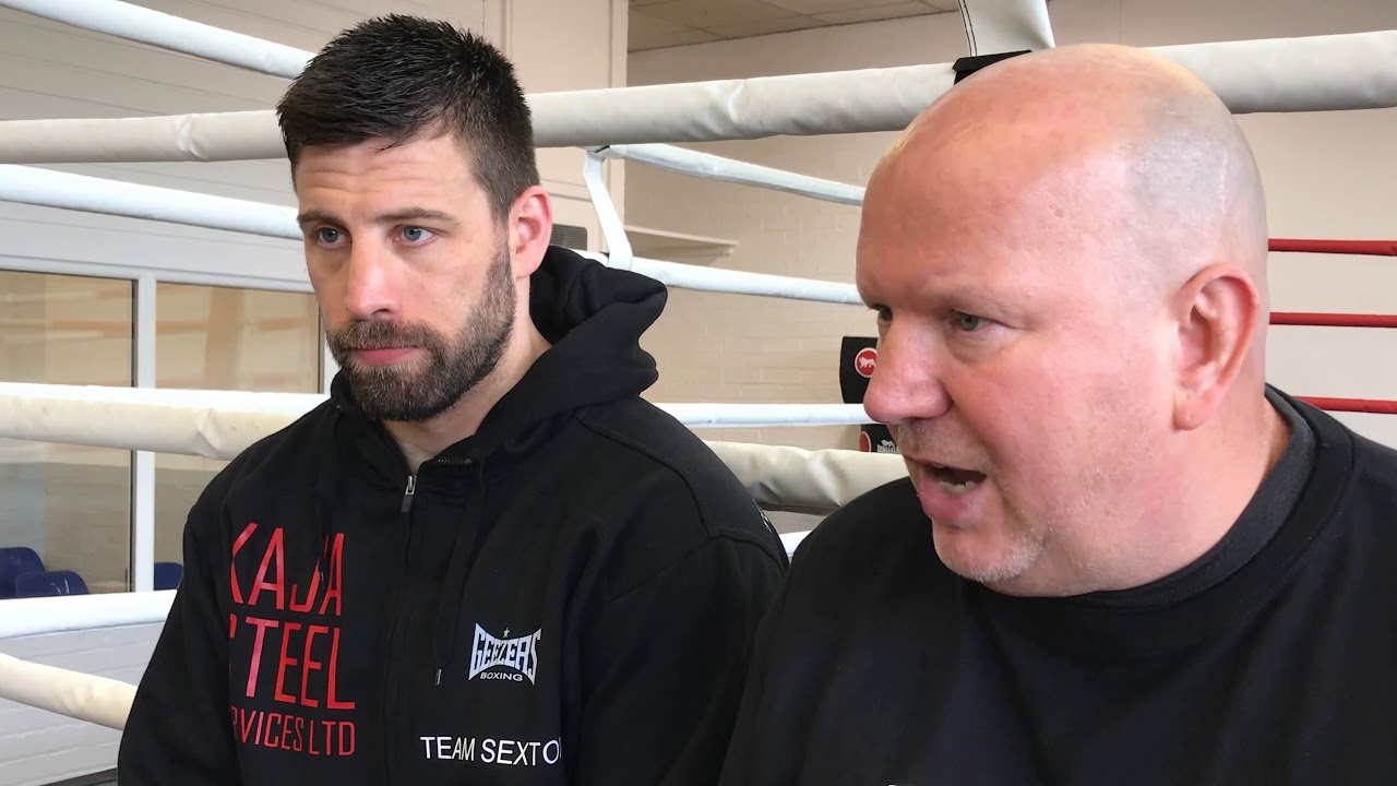 Sam Sexton and coach Graham Everett prepare for British Title fight ...