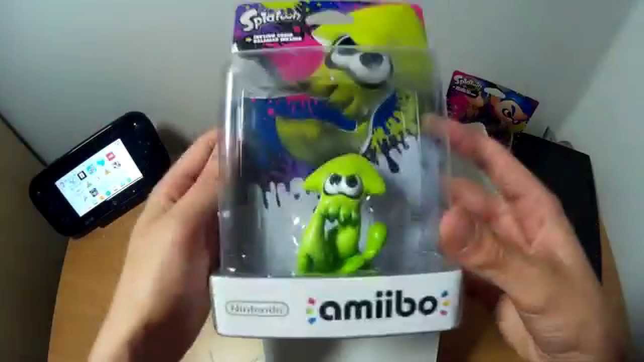 UNBOXING edición especial Splatoon + calamar y inkling boy amiibo - YouTube