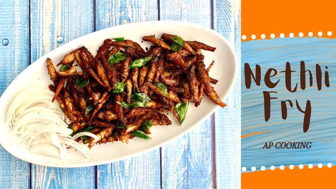 Nethili Fry Recipe | Nethili Varuval | Nethili Meen Fry | Anchovies Fry ...