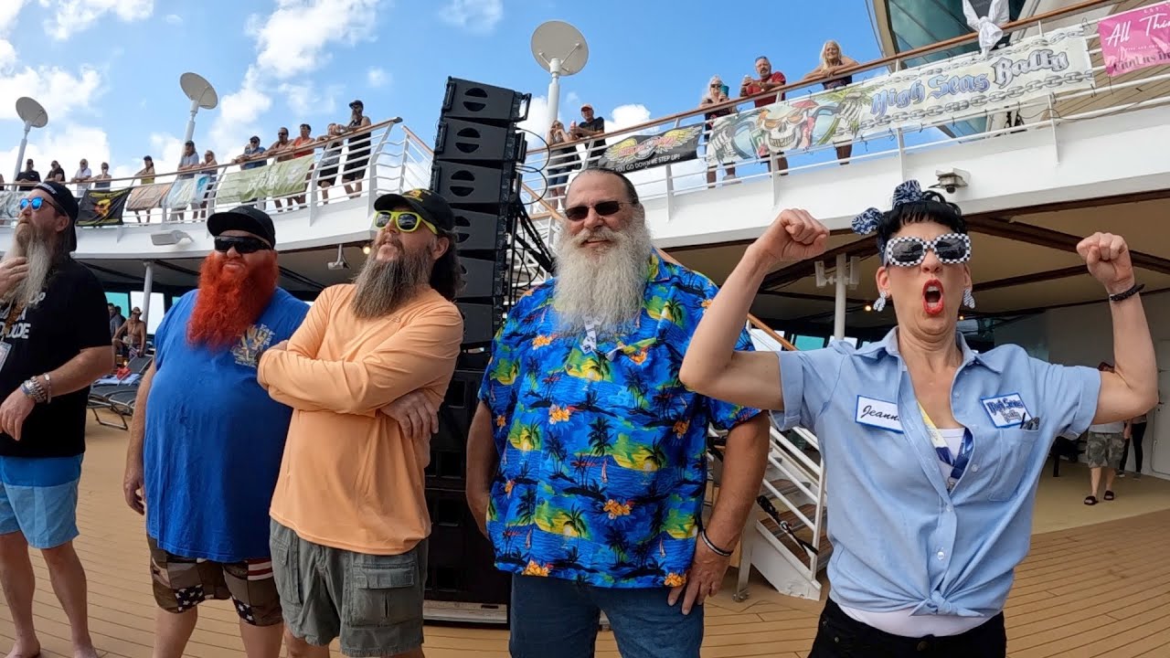 Day 2 Motorcycle Rally On A Cruise Ship High Seas Rally - YouTube