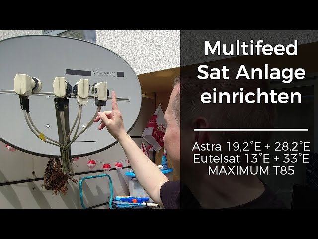 Satellitenschussel Ausrichten Astra Hotbird