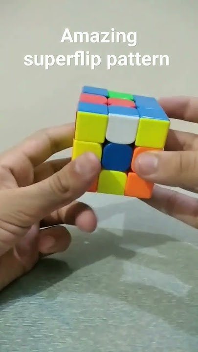 amazing superflip pattern on rubix cube - YouTube