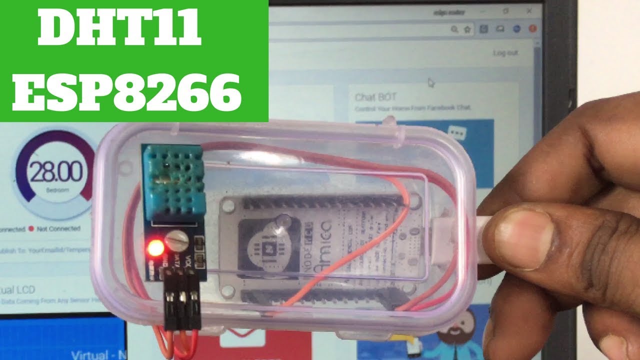 Iot Dht11 Esp8266 Arduino Ide Web Server Tutorial Rete Iot My Electronics Lab Youtube