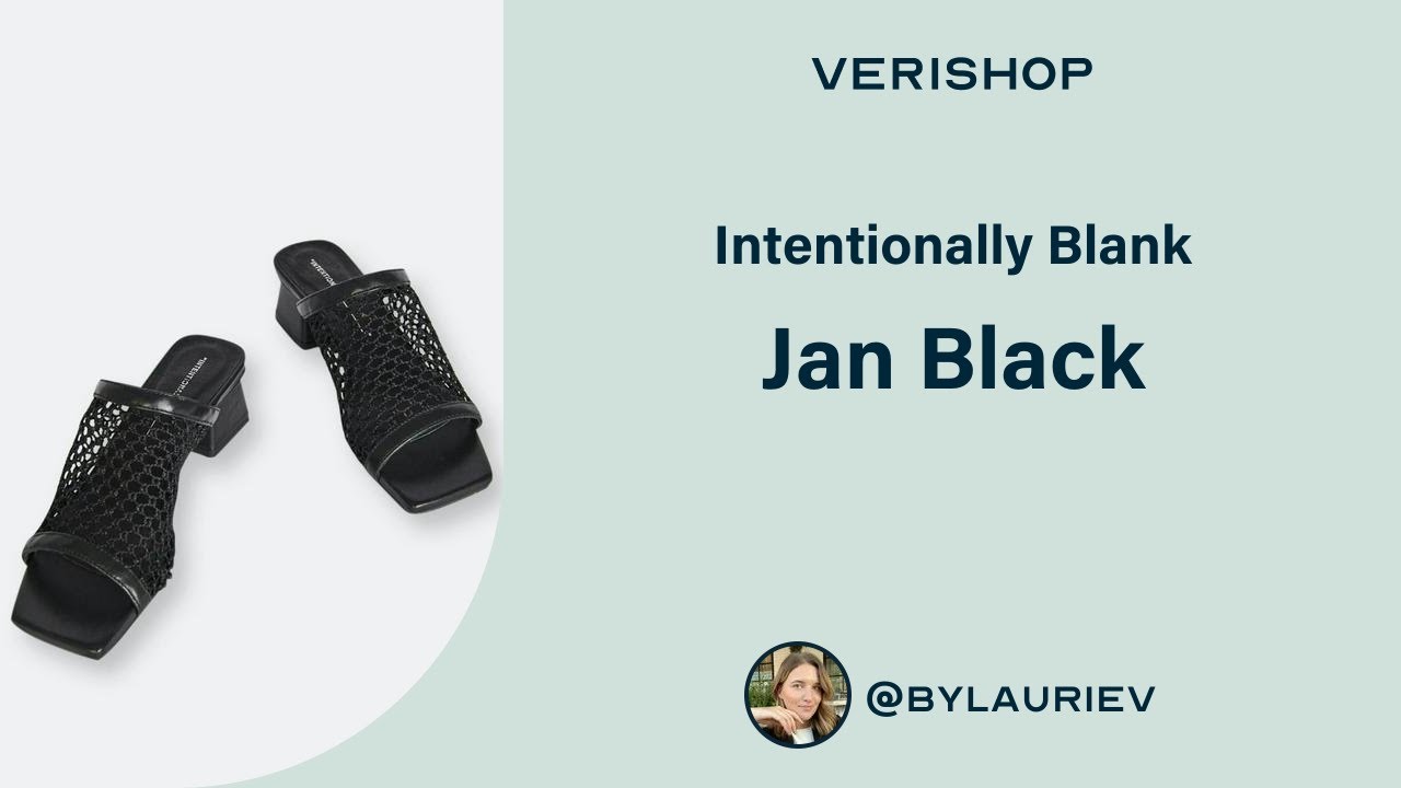 Intentionally Blank Jan Black Review - YouTube