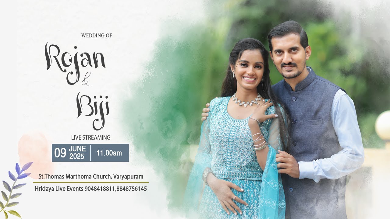 Holy Matrimony Live Streaming of ROJAN with BIJI - YouTube