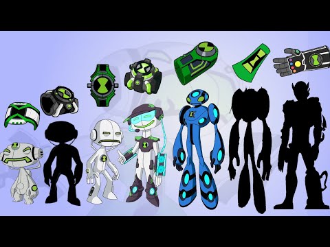 Echo Echo forms with different omnitrix | Ben 10 coloring