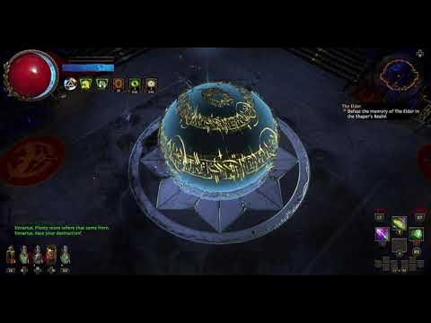 POE 3.23 (Affliction League)Barrage of Volley Fire week two Build update and Cortex Kill - YouTube