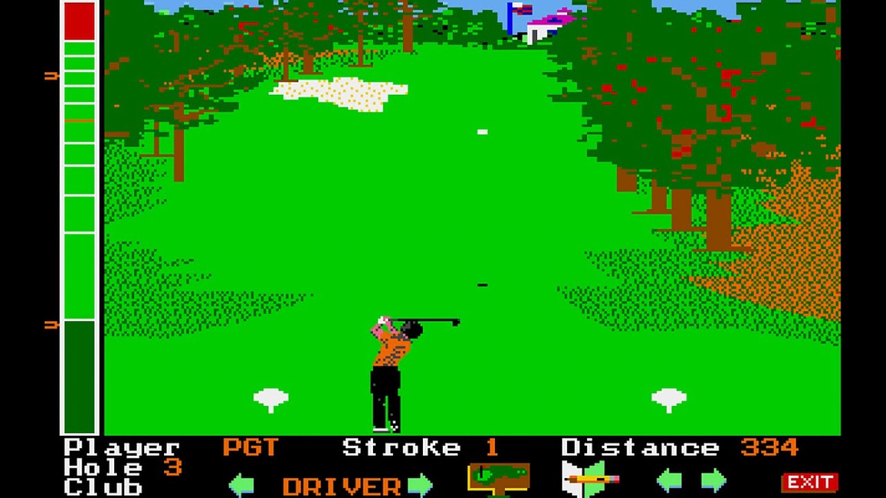 Apple IIGS Game: Mean 18 (1987 Accolade) - YouTube