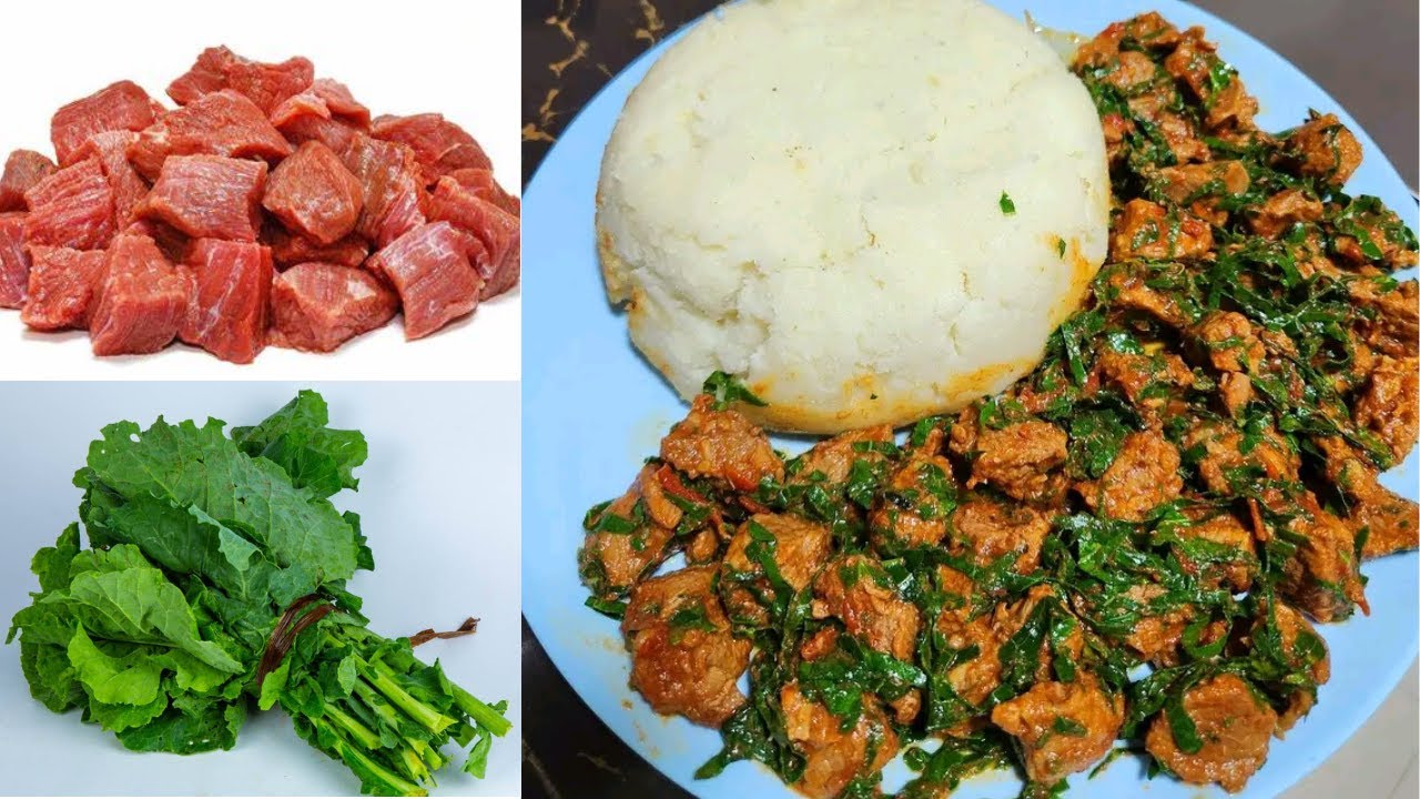 The Best Way To Cook Sukuma Wiki With Beef - YouTube