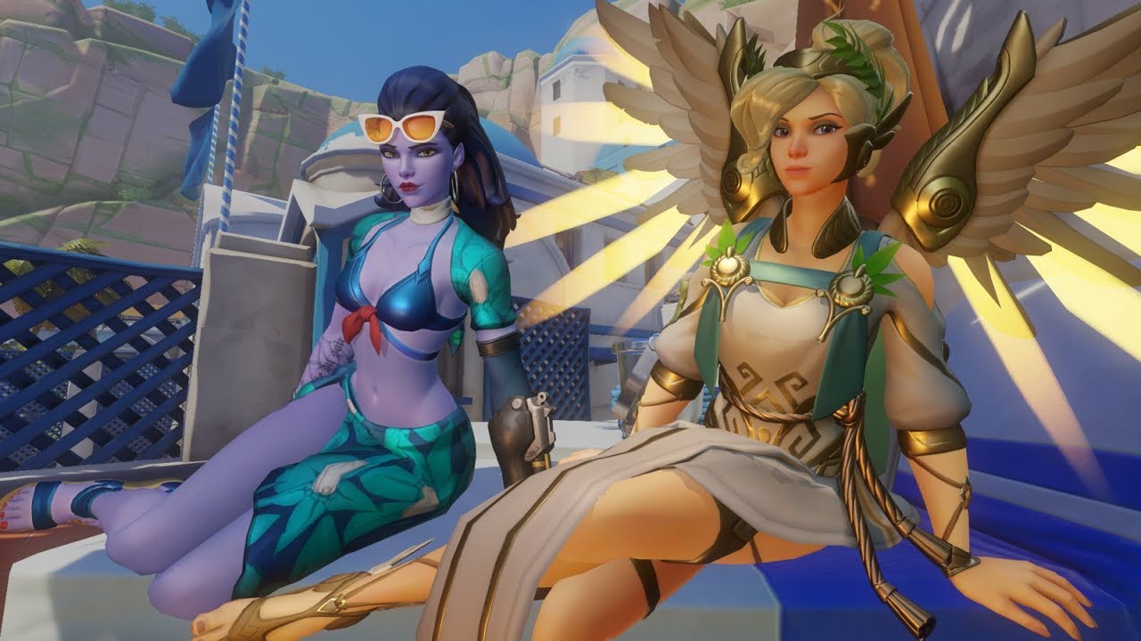 Mercy Winged Victory Skin Skin Event Summer Gameplay 3 Youtube