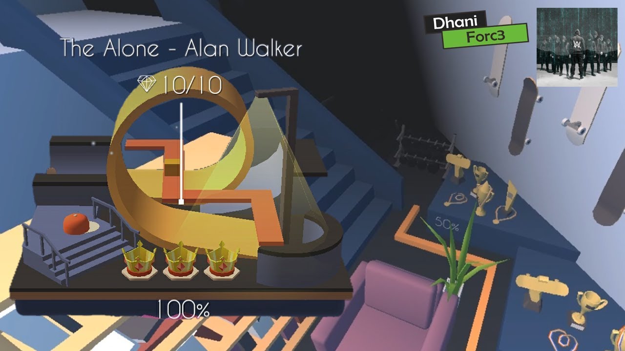 Dancing Line - The Alone (by Alan Walker 100%) - YouTube