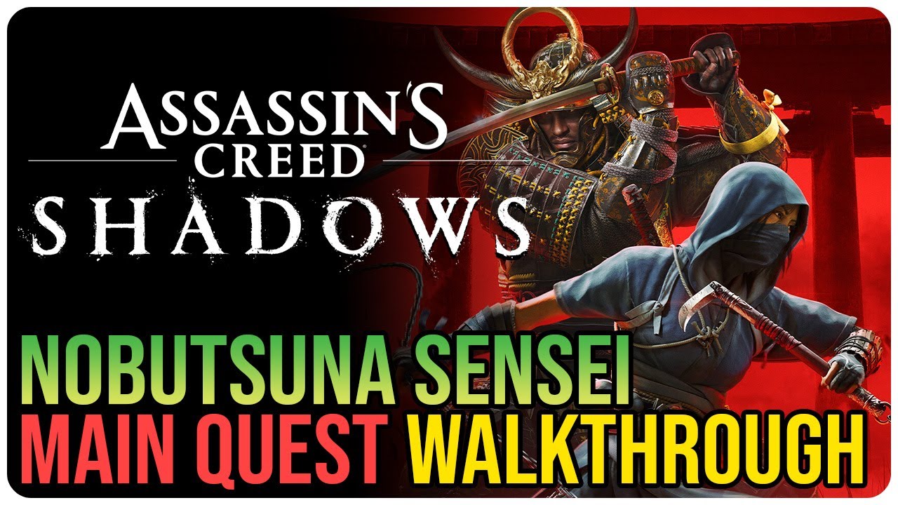 An Education & Nobutsuna Sensei Assassin’s Creed Shadows - YouTube