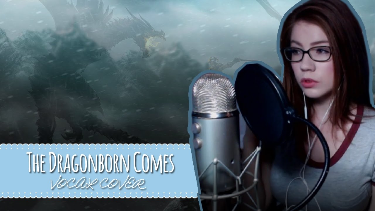 The Dragonborn Comes [VOCAL COVER] Skyrim - YouTube