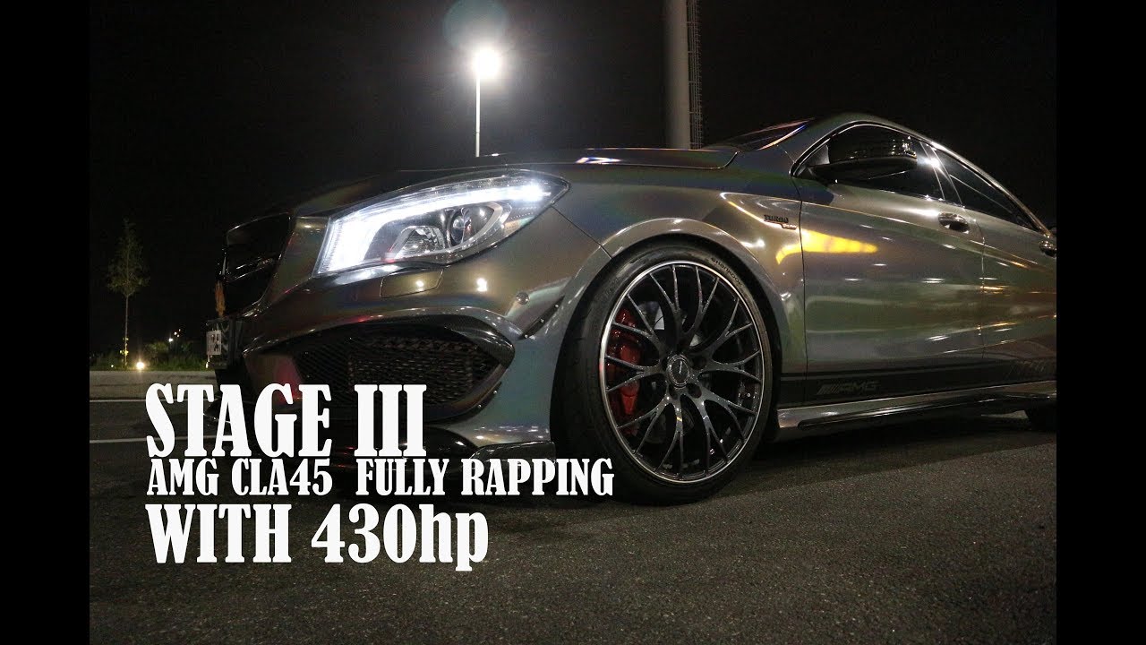 AMG CLA45 CARBON FIBER WRAPPING!! MERCEDES AMG CLA45 430hp - YouTube