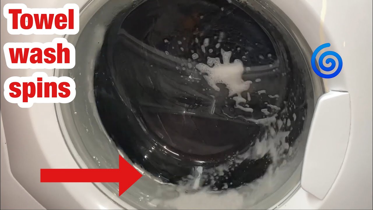 Hotpoint aquarius WF541 washing machine || Towel wash, all the spins ...