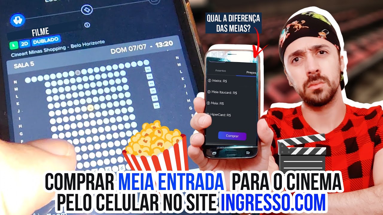 COMO COMPRAR MEIA ENTRADA PRA ASSISTIR FILME NO CINEMA NO SITE INGRESSO ...