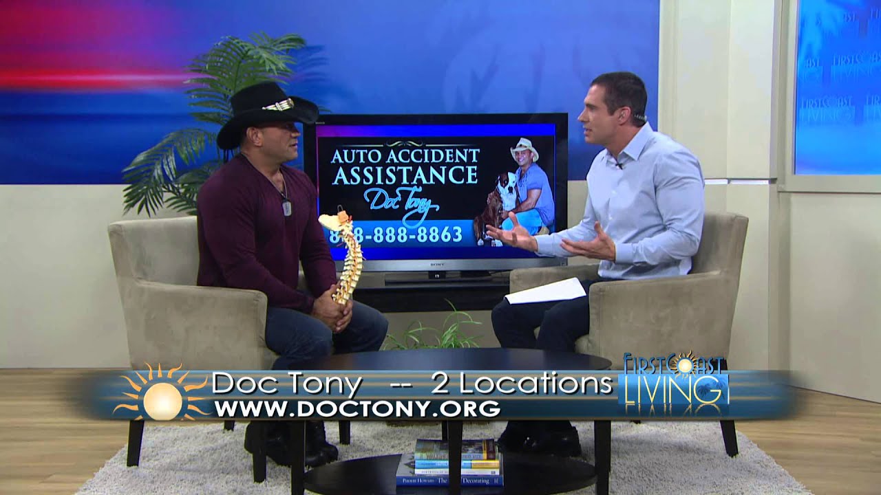 Doc Tony, Auto Accident Assistance on First Coast Living - YouTube