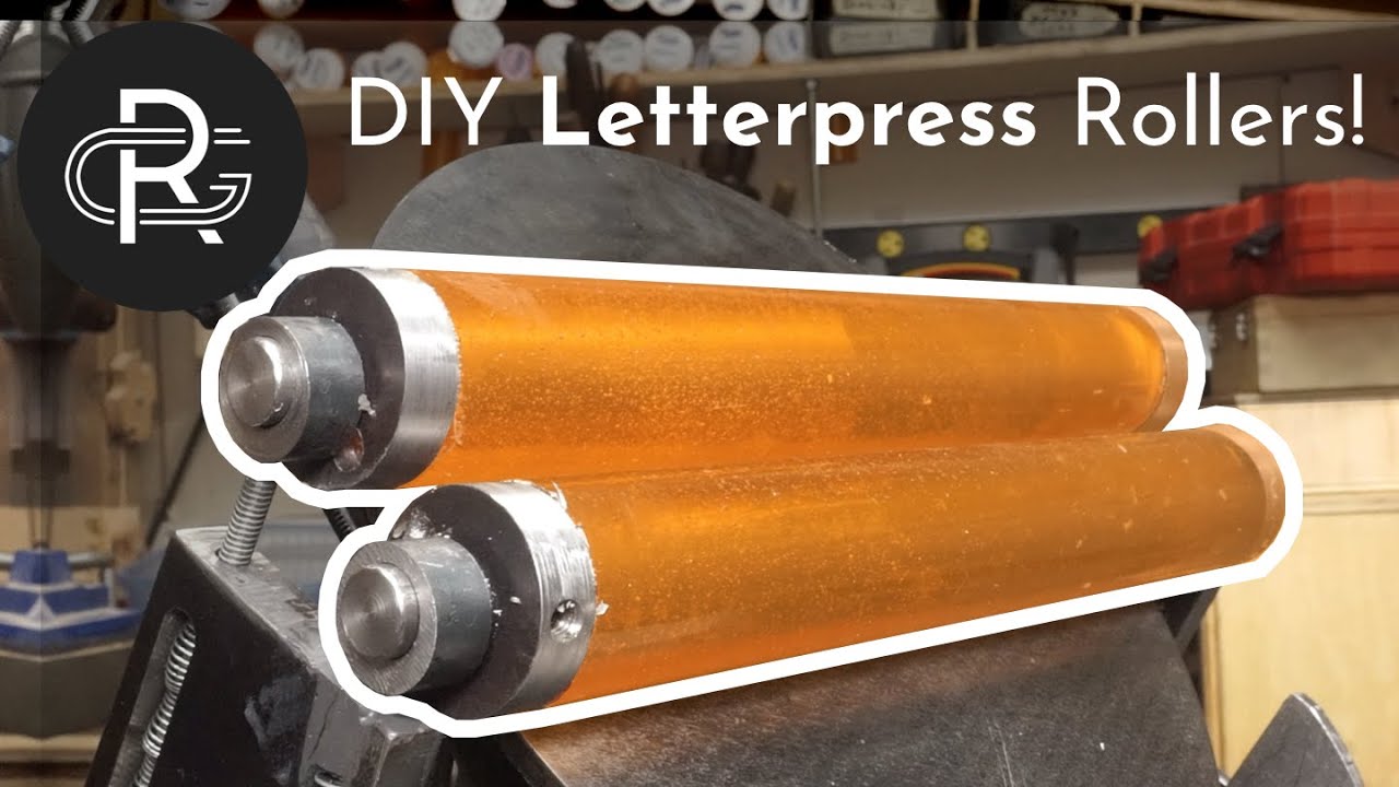Making My Own Letterpress Rollers YouTube Making My Own Letterpress Rollers YouTube