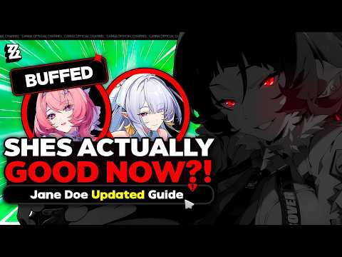 SHE'S FINALLY BACK! The BEST UPDATED Guide to Jane Doe (Teams/Disc/W-Engine) - Zenless Zone Zero