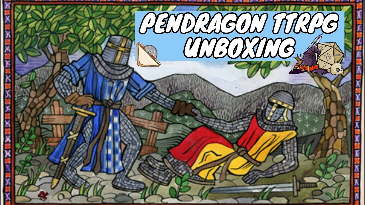 Pendragon TTRPG - Game Sandwich Unboxing - YouTube