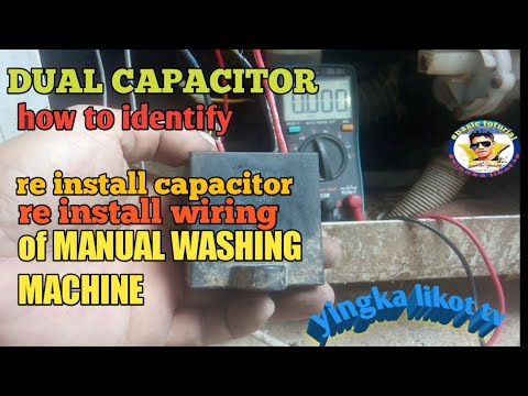 DUAL CAPACITOR:how to identify | re wiring | re install capacitor of ...