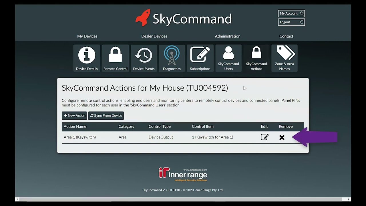 Inner Range - Multipath IP SkyCommand Tutorial - Basic Enrolment - YouTube