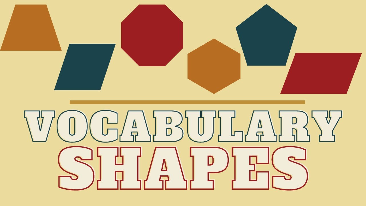 6 Shape Names | Geometric Shapes | Learn English at Home - YouTube