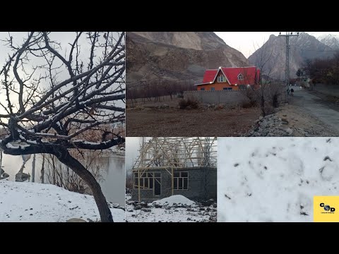 snowfall gilgit baltistan / cultural diversity - YouTube