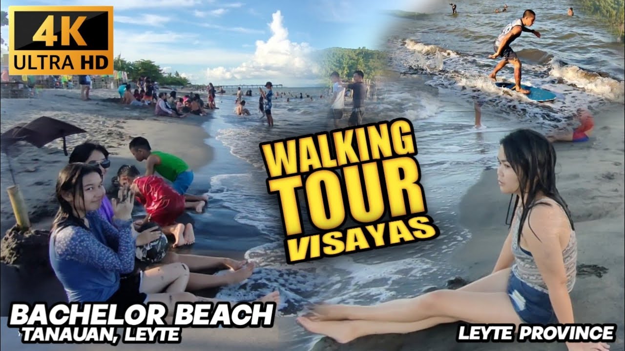 WALKING TOUR | Bachelor Beach | Tanauan Leyte, Philippines [4K] - YouTube