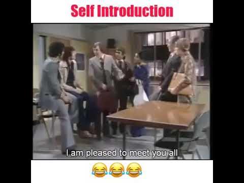 Funny Self introduction - YouTube