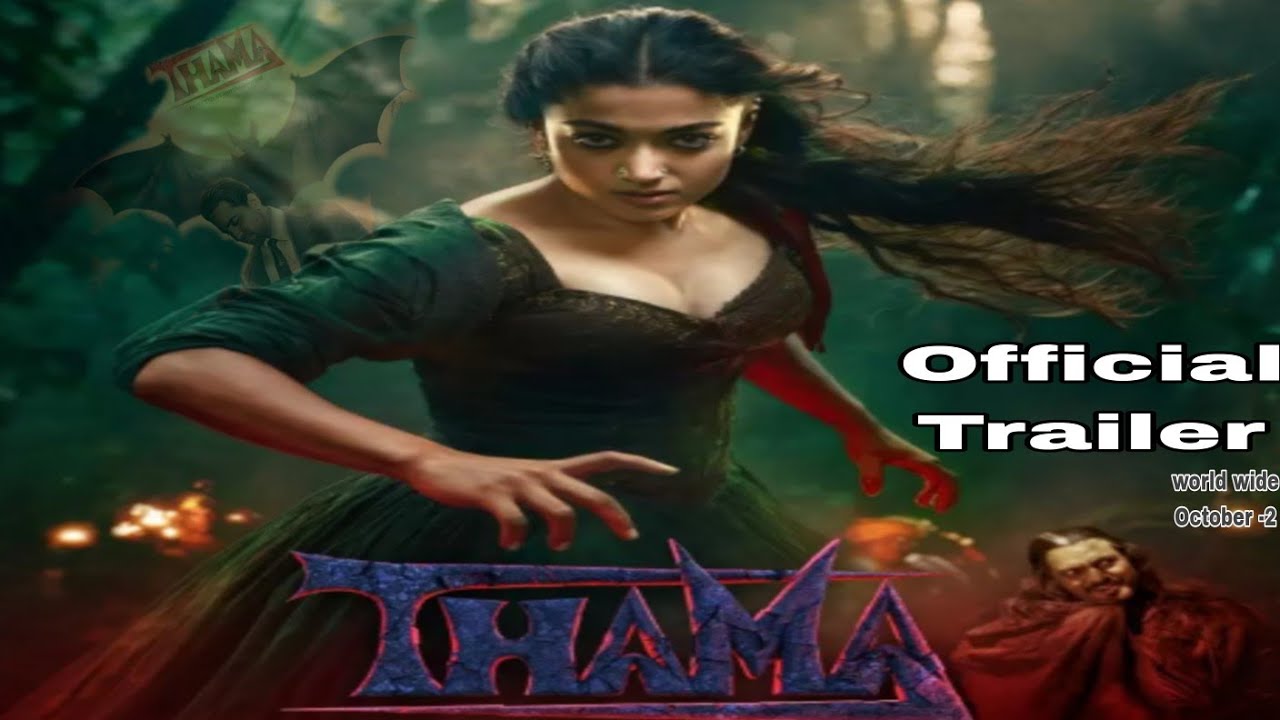 Thama official -Trailer ।। Ayushman Khurana।। Rasmika mandana।। Varun ...