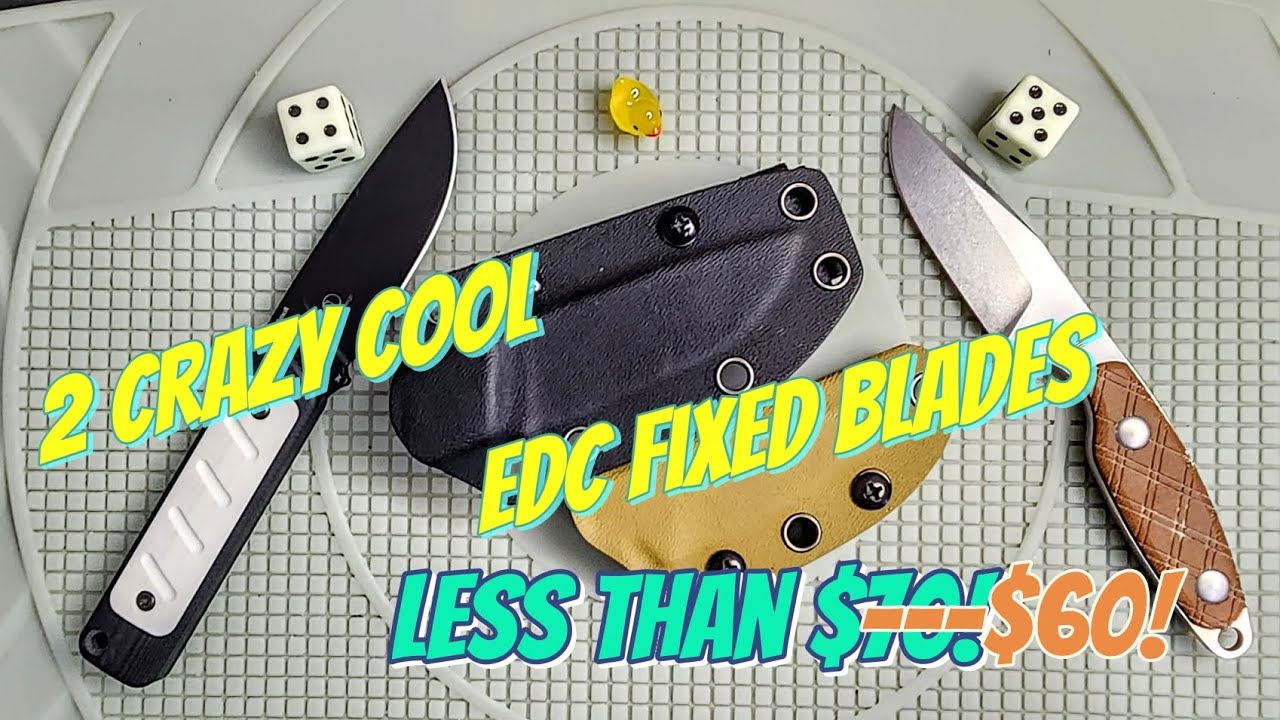 WOW! Less than $60 for 2 AWESOME EDC Fixed Blades from Kizer! 3V ...