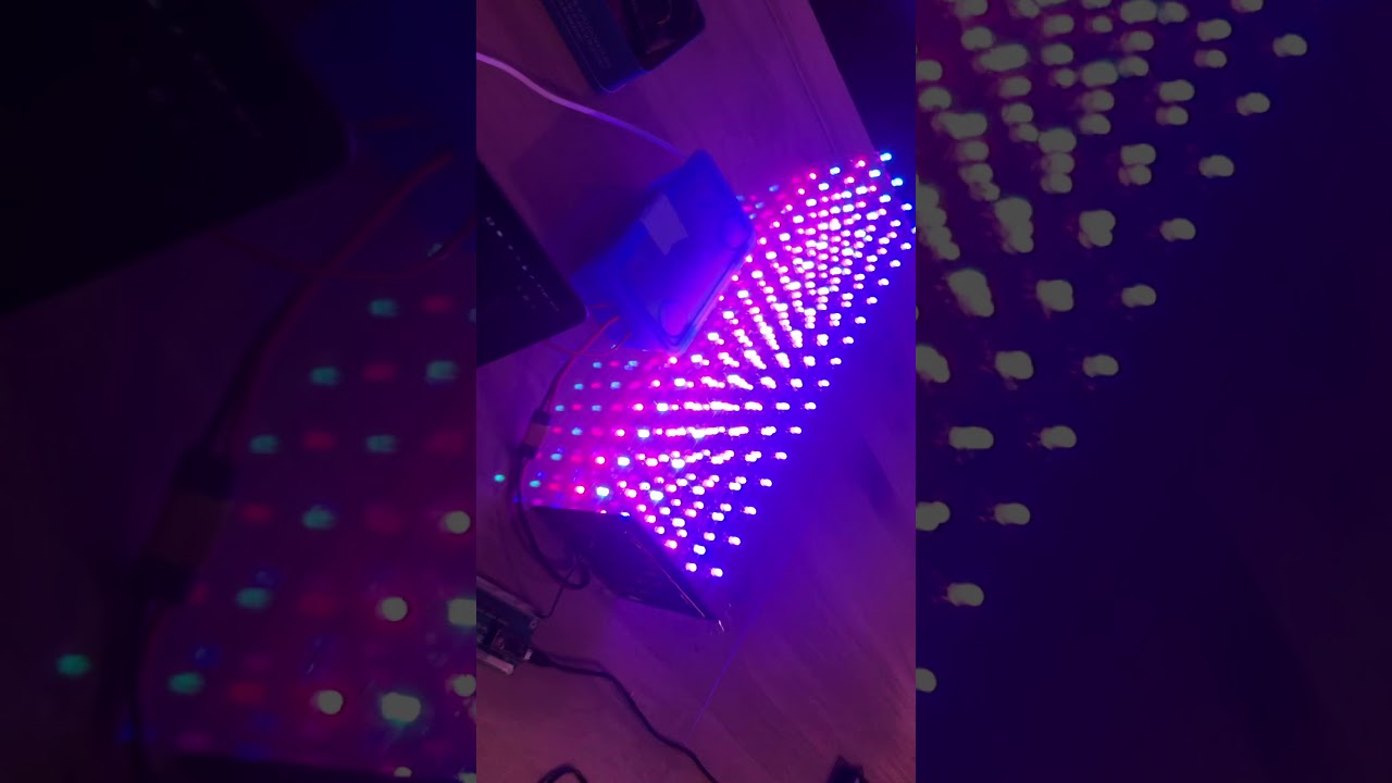 Teensy 4.0 4096 led controller prototype - YouTube