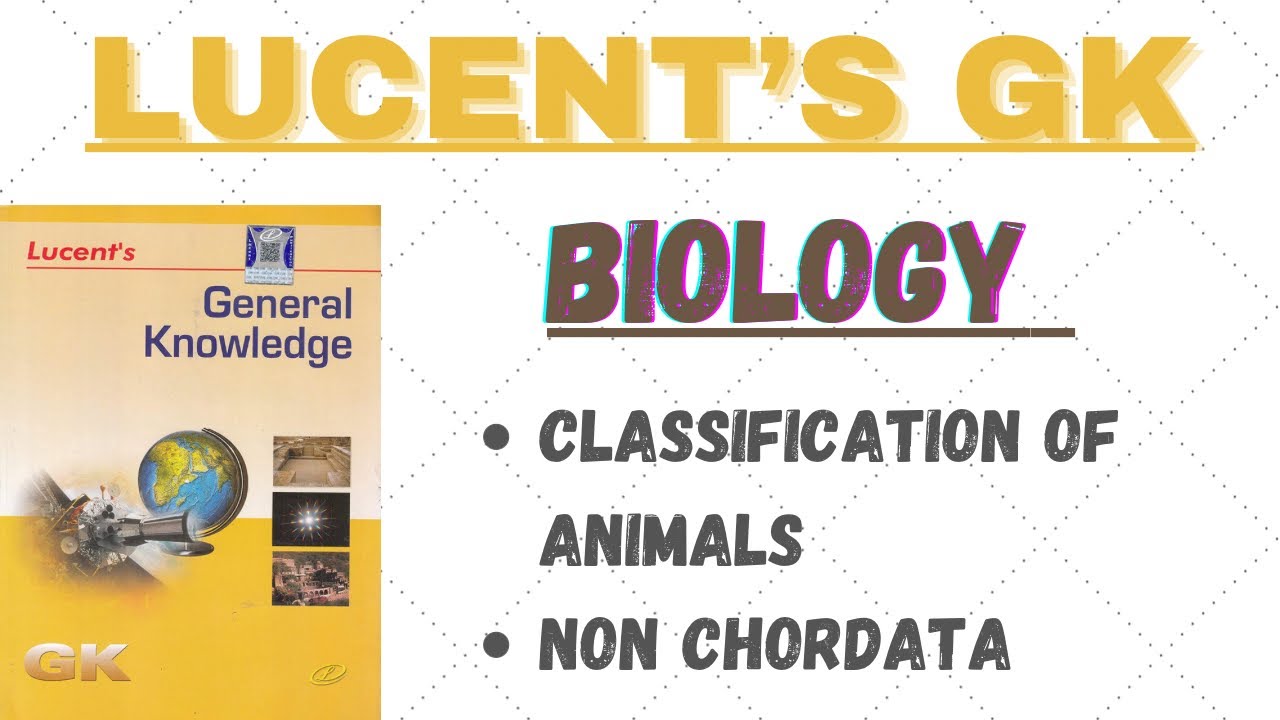 (L-21) Zoology || Classification of Animals : Non Chordata ...