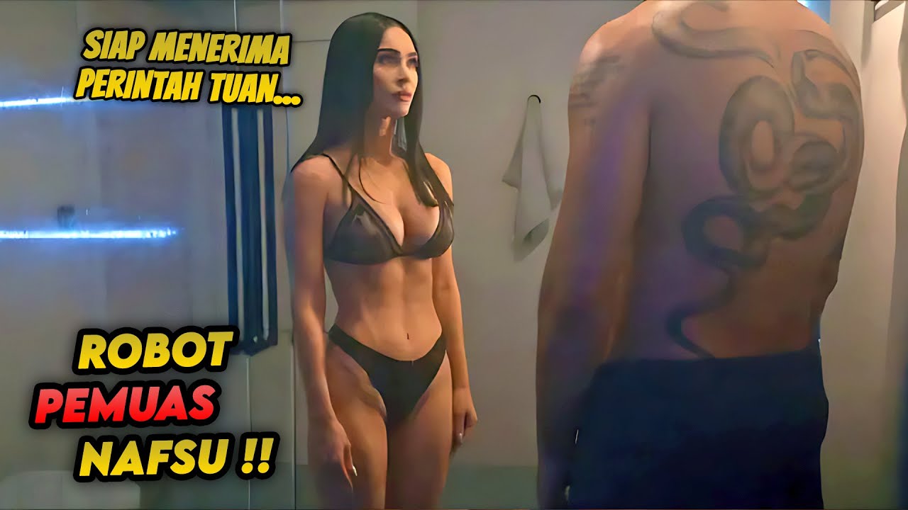 ROBOT AI Cantik Menjadi Robot Pemuas N4fsu - YouTube