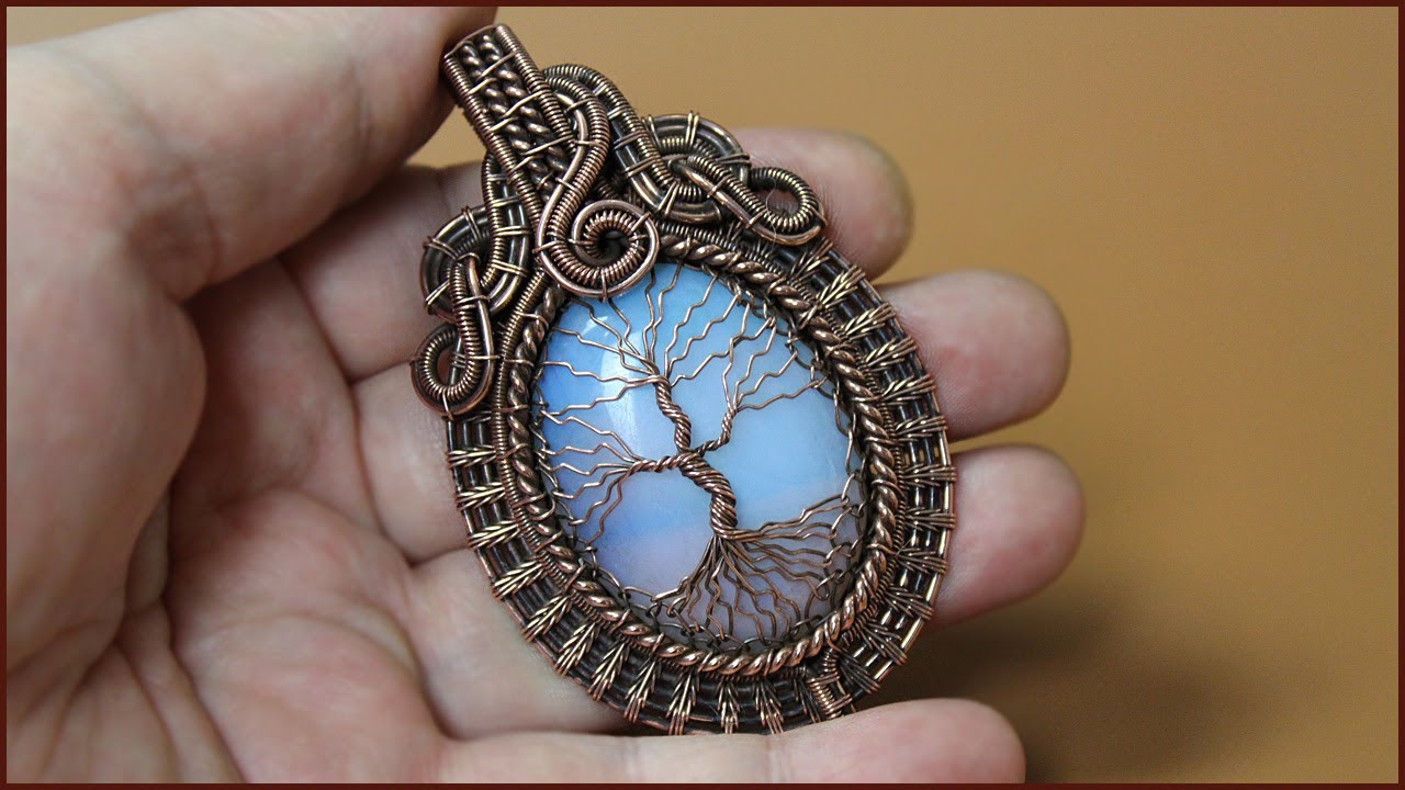 Wire wrapped tree of life pendants. Handmade wire jewelry - wire wrap ...