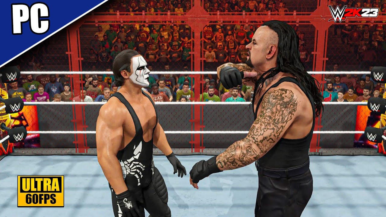 WWE 2K23 - The Undertaker vs. Sting — at Hell In A Cell | Gaming PC ...