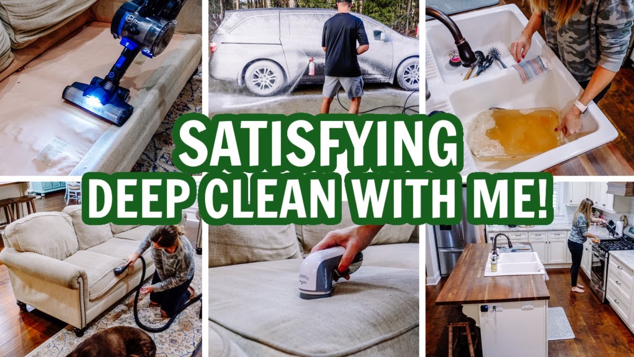2021 SATISFYING DEEP CLEAN WITH ME | EXTREME CLEANING MOTIVATION - YouTube