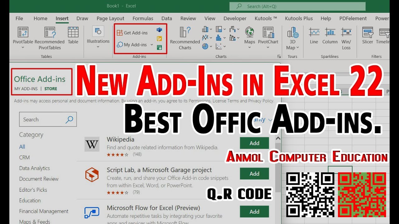Top free ms excel add ins 2022 - YouTube