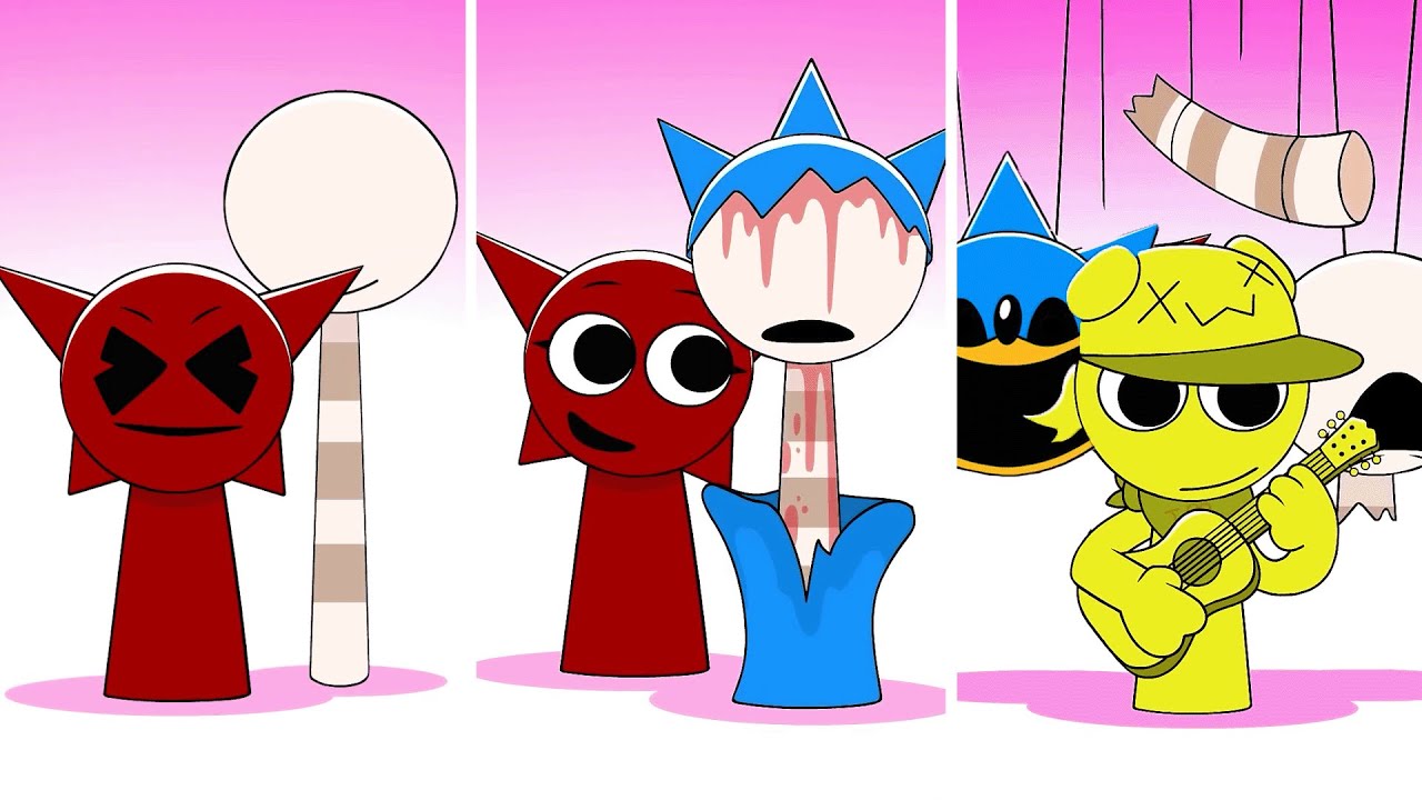 Sprunki OC Mard meets Mroona and Wyrum Retake Phase 2 VS Phase 3 VS ...