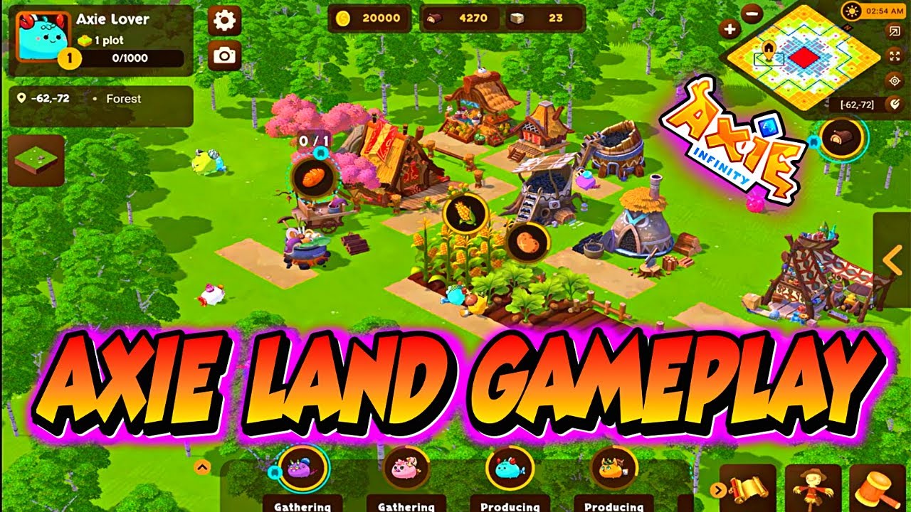 AXIE INFINITY LAND GAMEPLAY TEASER - YouTube