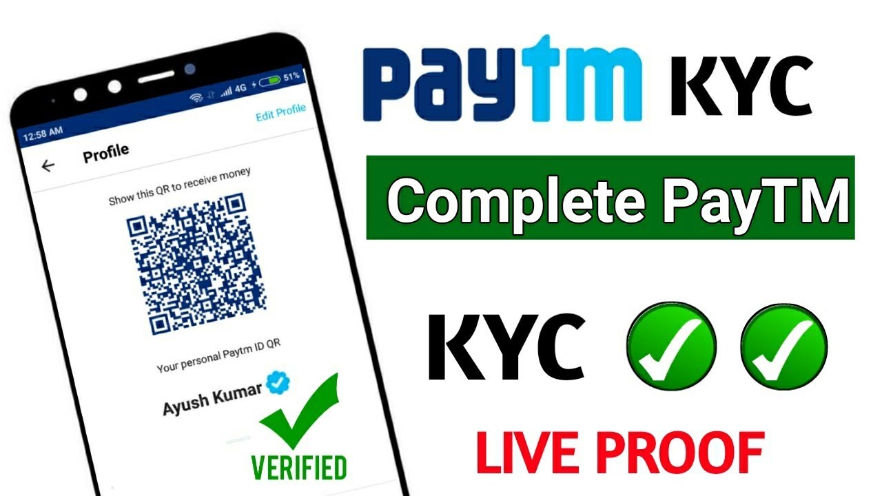 Paytm KYC complete Problem Sloved 100% Verified ||Paytm Official Uptade ...