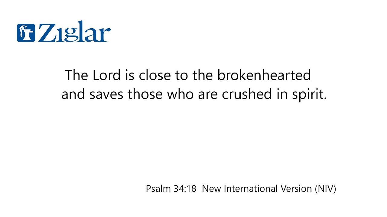God Loves A Broken Heart Ziglar Monday Morning Devotion Yt120 Youtube