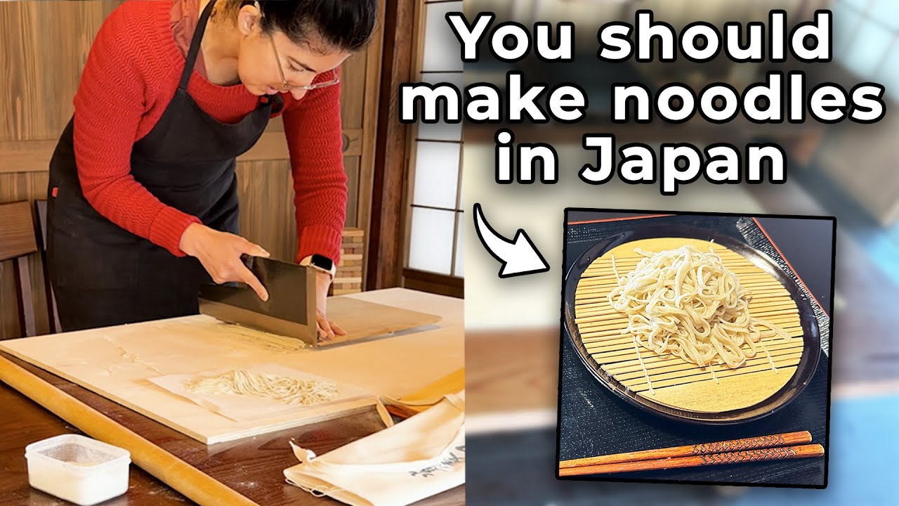 Making Handmade Soba Noodles in Japan 🇯🇵 - YouTube