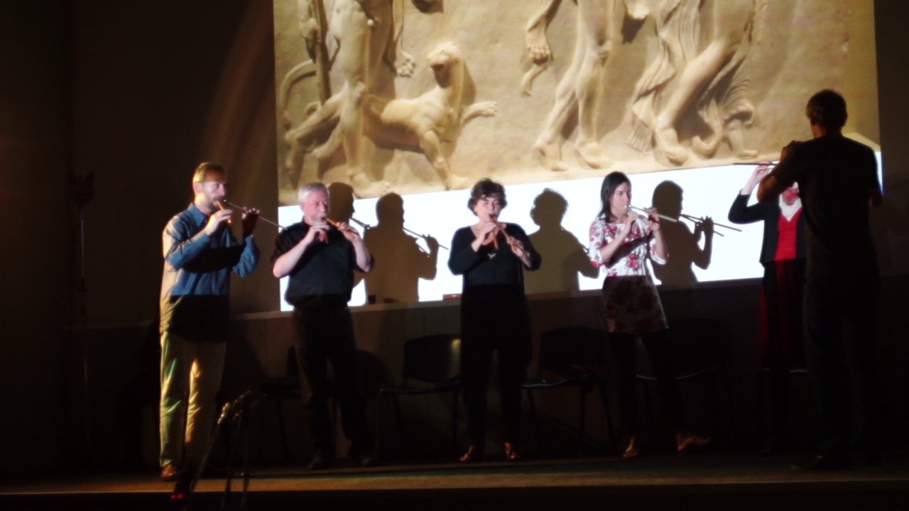 6 Louvre auloi. Workshop of Dionysus 2017, Tarquinia - YouTube