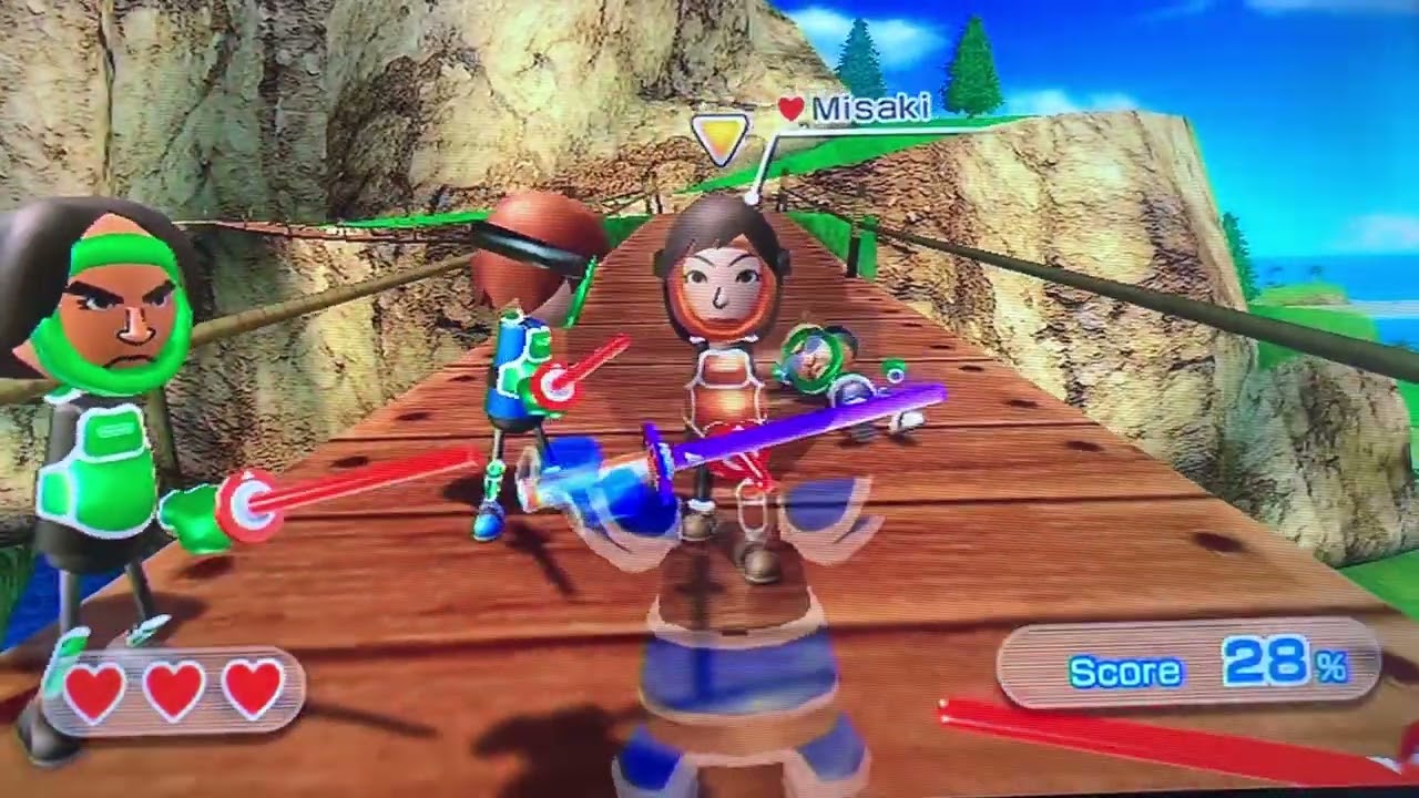 Wii Sports Resort Swordplay Showdown - Keep the first mii alive ...